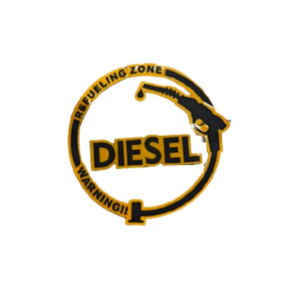 Abtibild Auto DIESEL idealStore, Dimesiune 11CM, Super Adeziv, Negru G ...