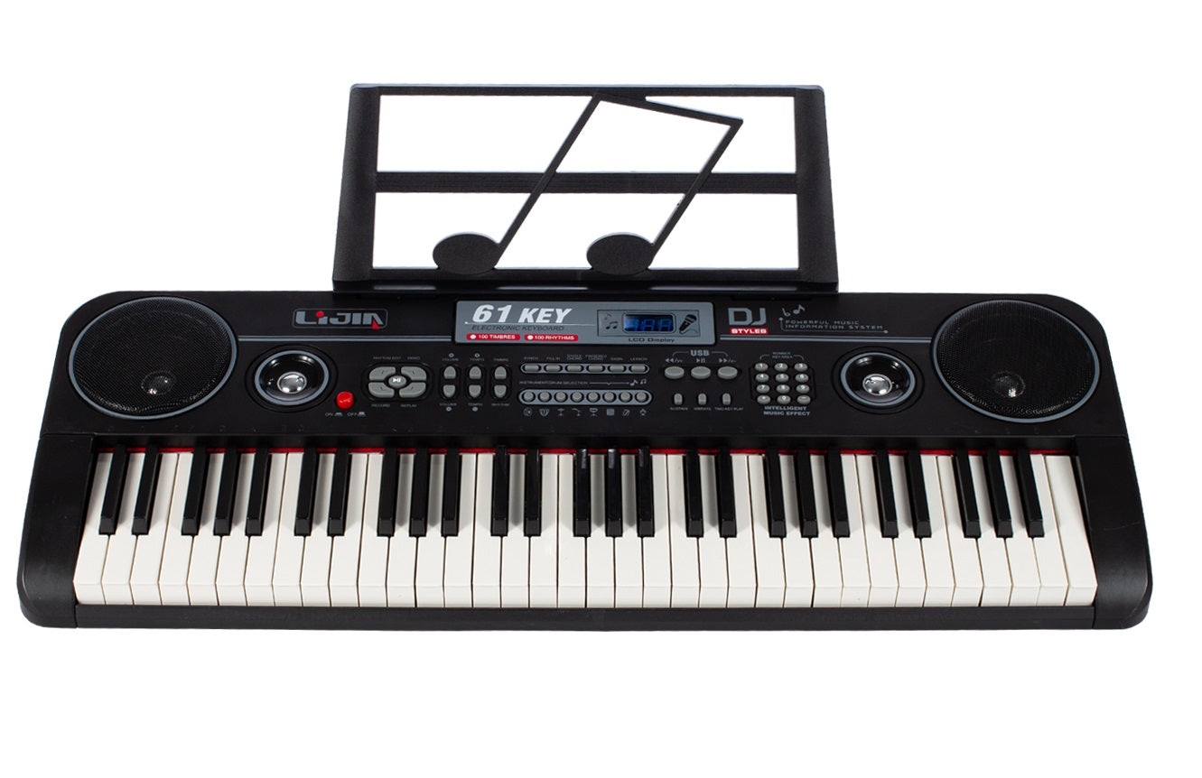 Orga muzicala electronica cu microfon idealSTORE Bit Sing Key, Tastatu ...